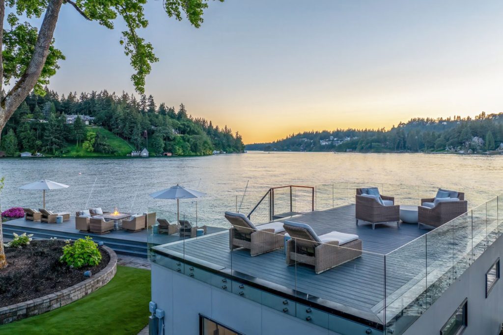 Lakefront Midcentury Modern Home with Coastal Vibe