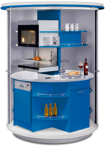 Revolving Circle Compact Kitchen