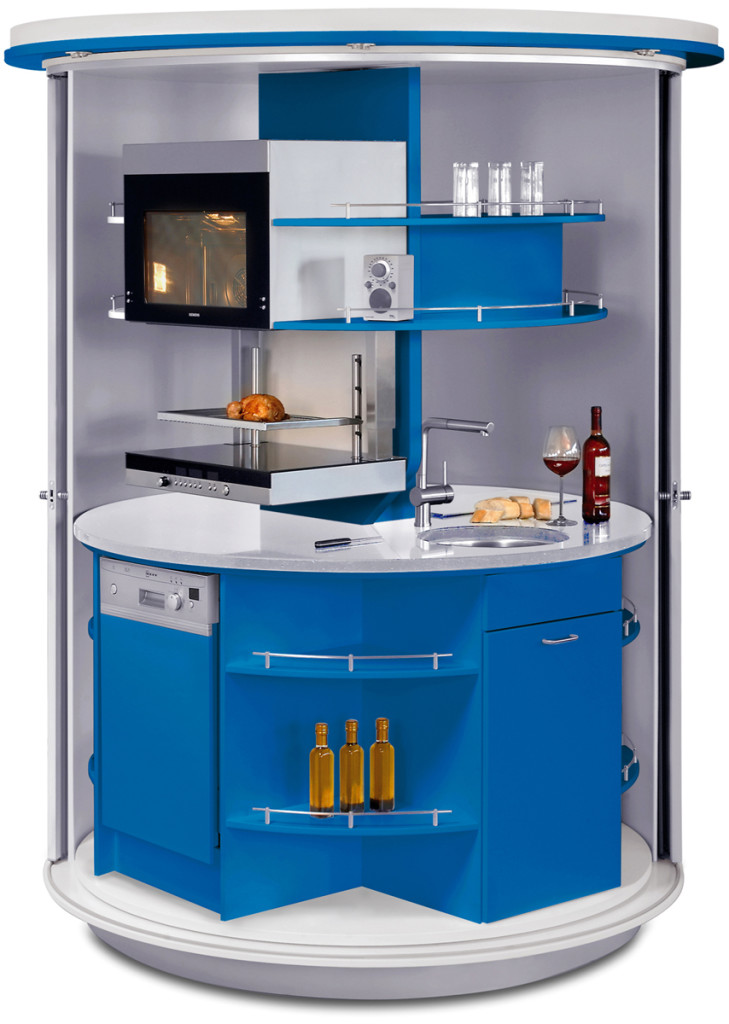Revolving Circle Compact Kitchen