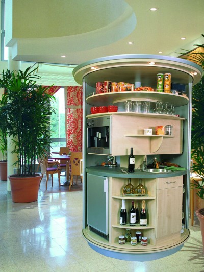 Revolving Circle Compact Kitchen
