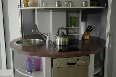 Revolving Circle Compact Kitchen