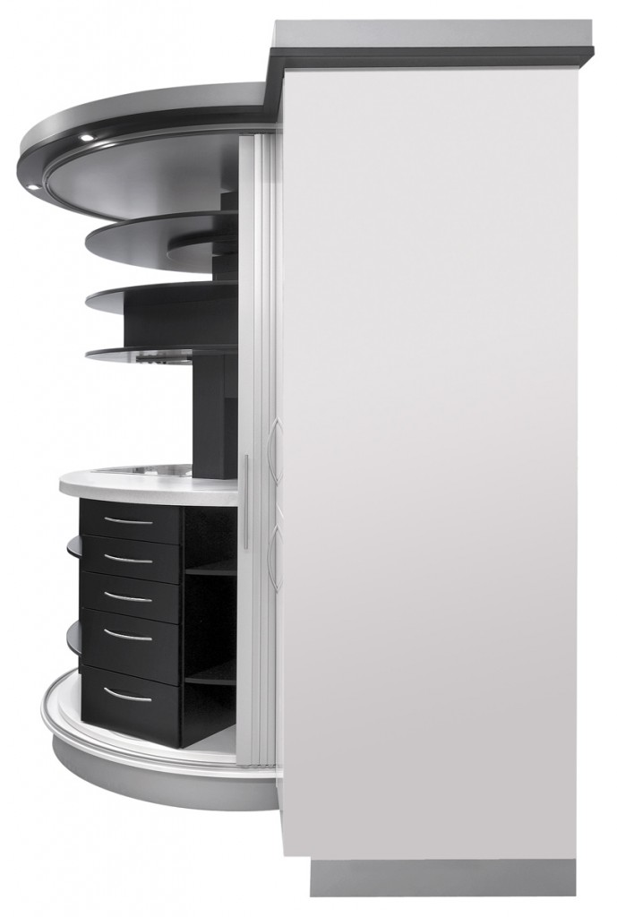 Revolving Circle Compact Kitchen