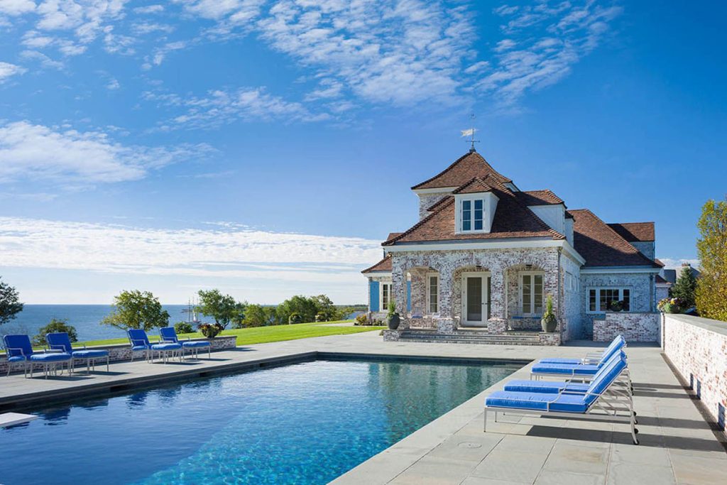Restored French Normandy Style Rhode Island Seaside Estate