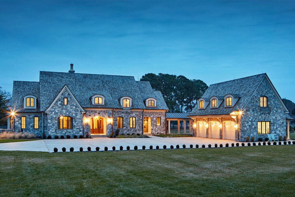 Timeless French Norman Stone Manor On The Tred Avon River