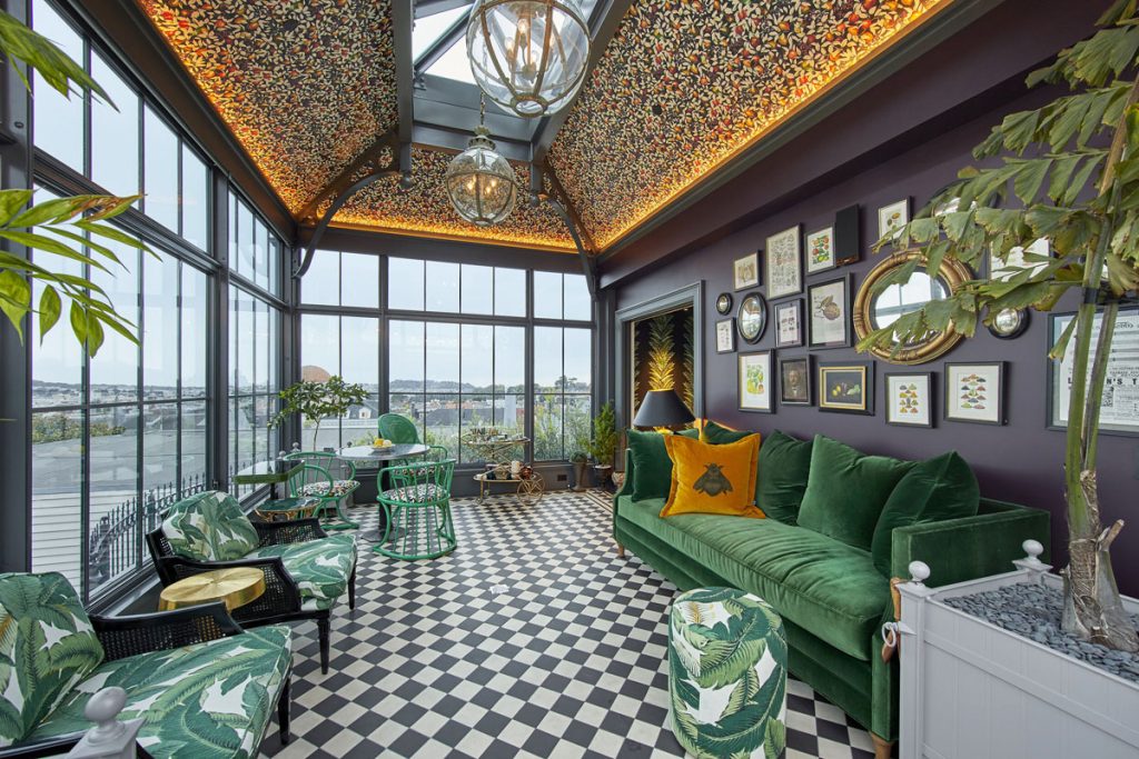 Rooftop English Conservatory in Presidio Heights