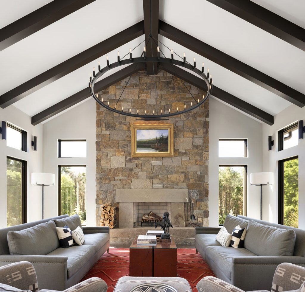 Rustic Modern Ranch Inspired by Western Resort-Style Lodges