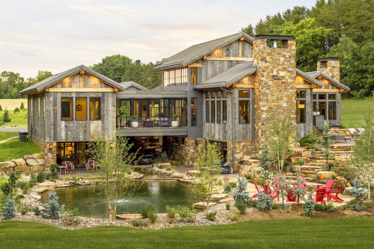 Rustic Modern Ranch Inspired by Western Resort-Style Lodges