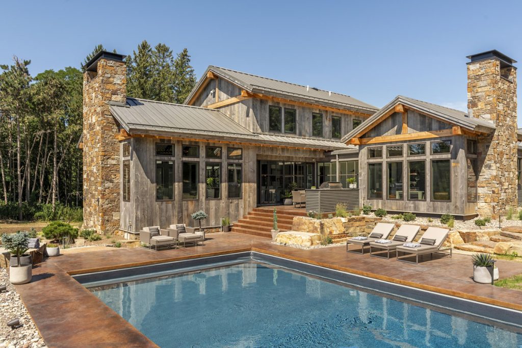 Rustic Modern Ranch Inspired by Western Resort-Style Lodges