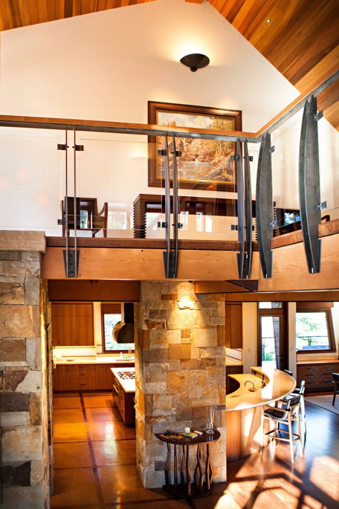 Lake Tahoe Rustic Transitional Style Mountain Home