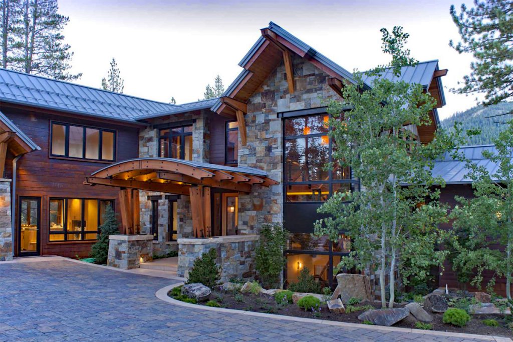 Lake Tahoe Rustic Transitional Style Mountain Home