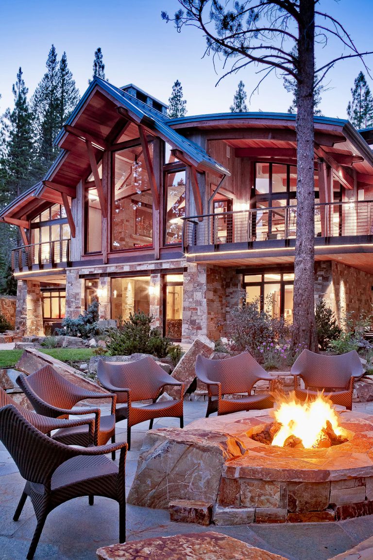 Lake Tahoe Rustic Transitional Style Mountain Home