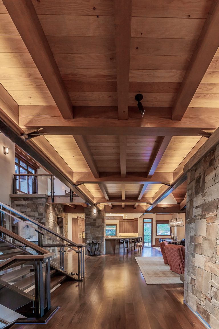 Lake Tahoe Rustic Transitional Style Mountain Home