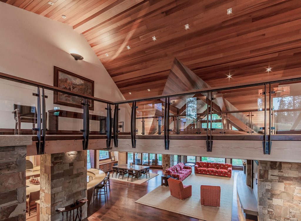 Lake Tahoe Rustic Transitional Style Mountain Home