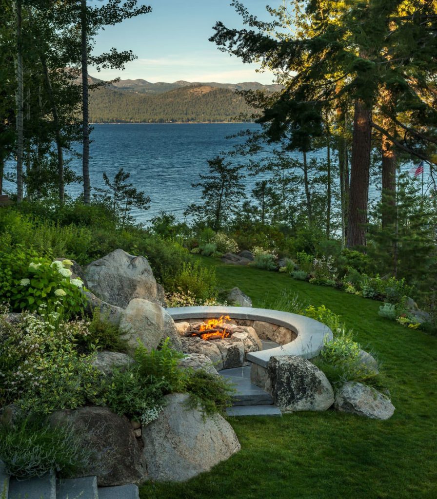 Living the Best Life in Paradise: Lakeside Patios with Firepits ...