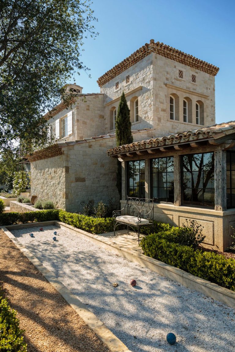 Timeless Provençal Style Stone Villa in Orange County