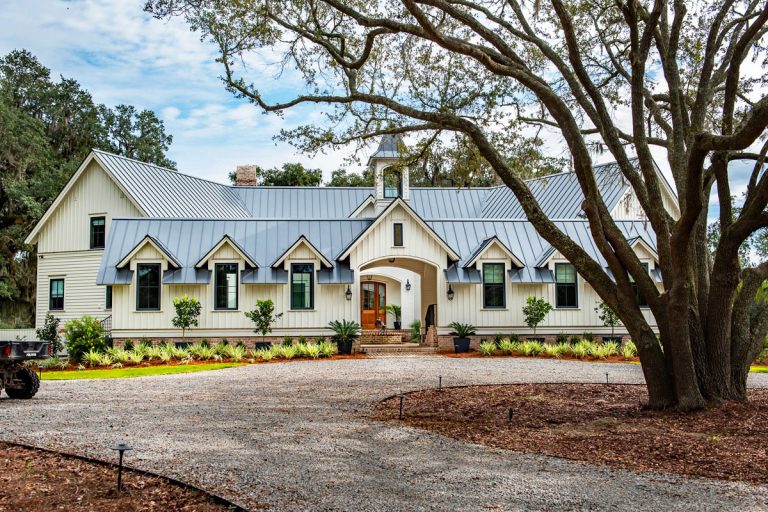Classic Contemporary Country Farmhouse with Unique Design