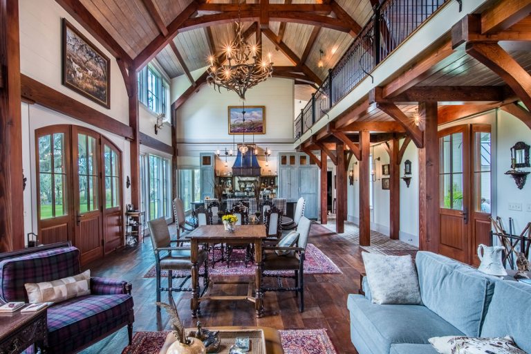 Classic Contemporary Country Farmhouse with Unique Design