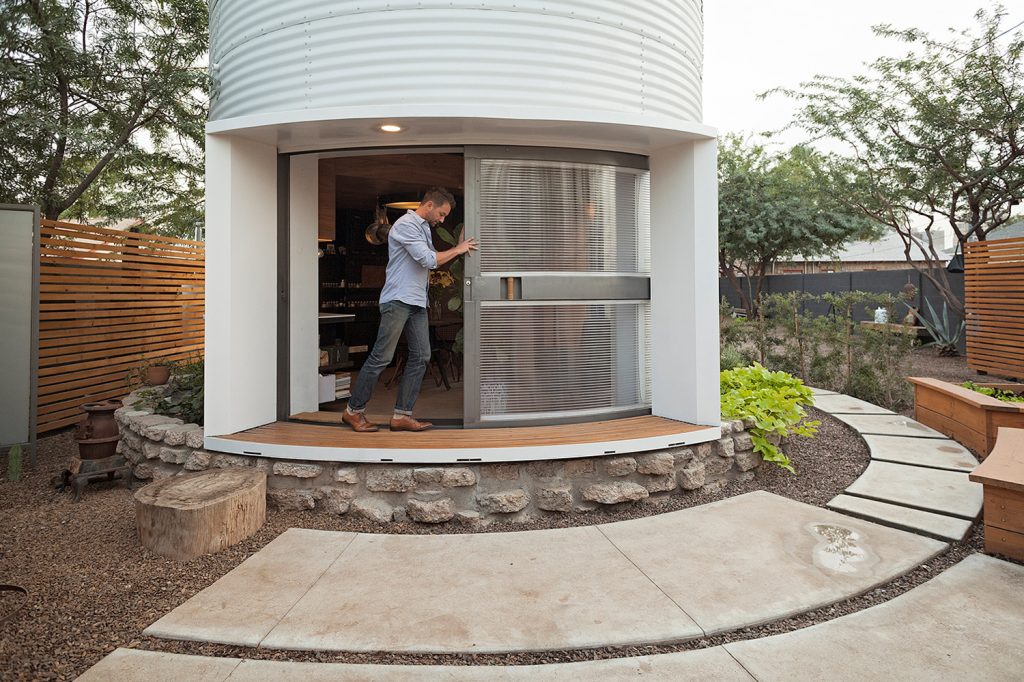 Grain Silo Converted Into A Cozy 340 Square Foot Small House ...