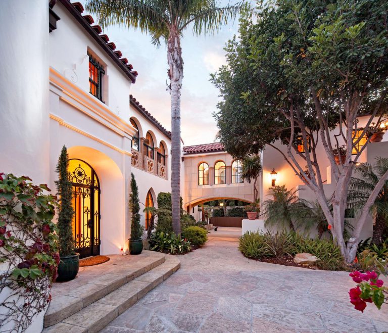 Spanish Colonial Revival Architectural Estate in Hope Ranch
