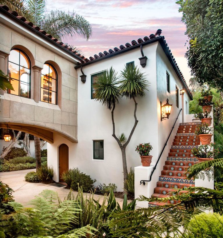 Spanish Colonial Revival Architectural Estate in Hope Ranch