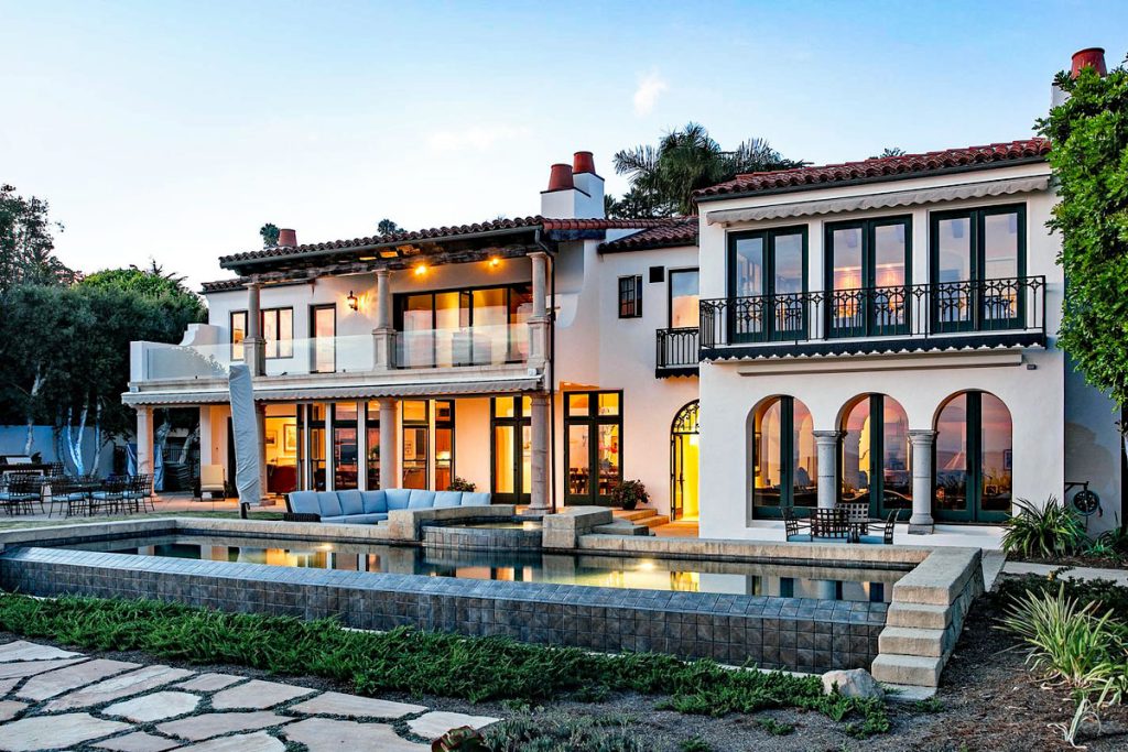 Spanish Colonial Revival Architectural Estate in Hope Ranch