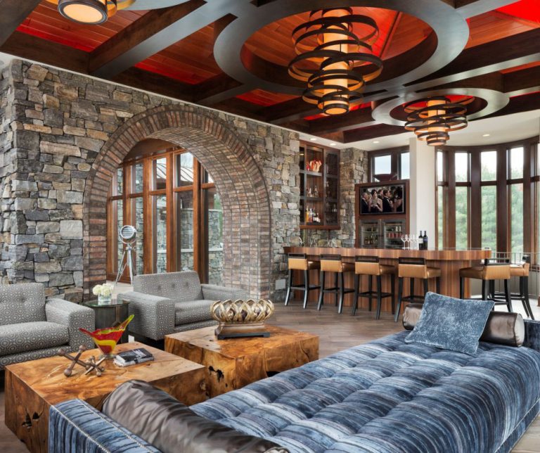 Country Lodge Style Luxury Home in Minnesota | iDesignArch | Interior ...