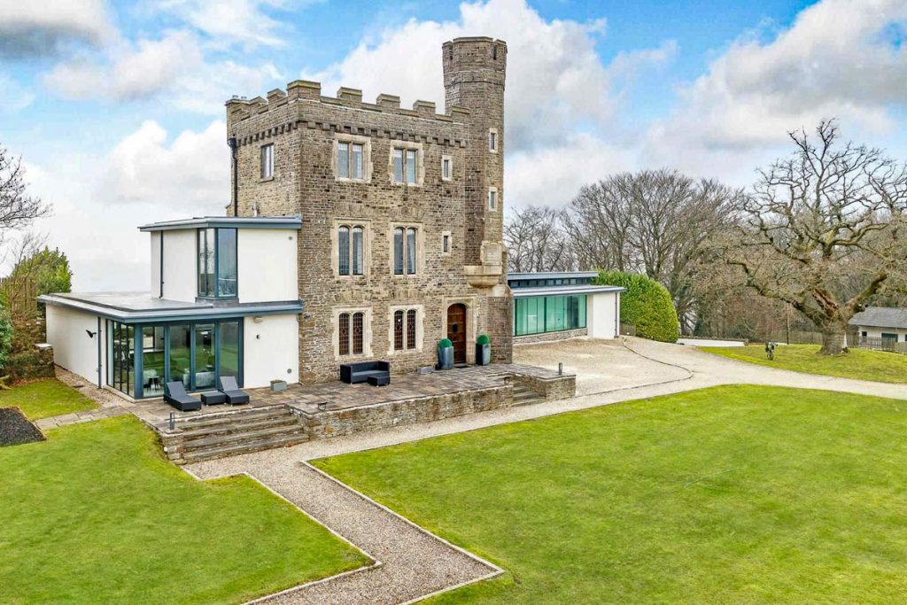 Castle-Like Folly Converted into a Unique Country Home