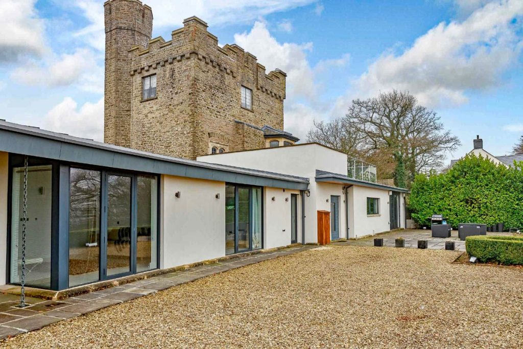 Castle-Like Folly Converted into a Unique Country Home