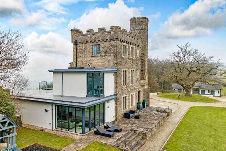 Castle-Like Folly Converted into a Unique Country Home