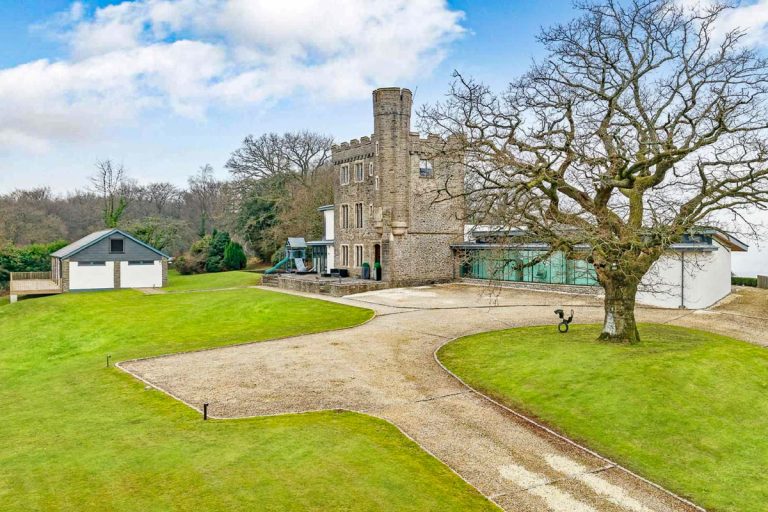 Castle-Like Folly Converted into a Unique Country Home