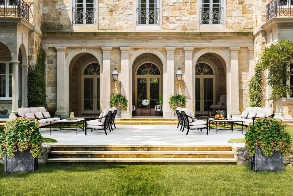 Elegant French Neoclassical Stone Mansion in Connecticut