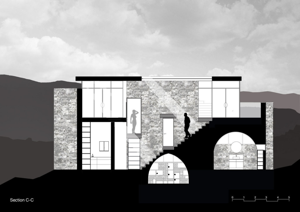 Stone House In Israel Built In The Shape Of The Hebrew Letter Chet ...