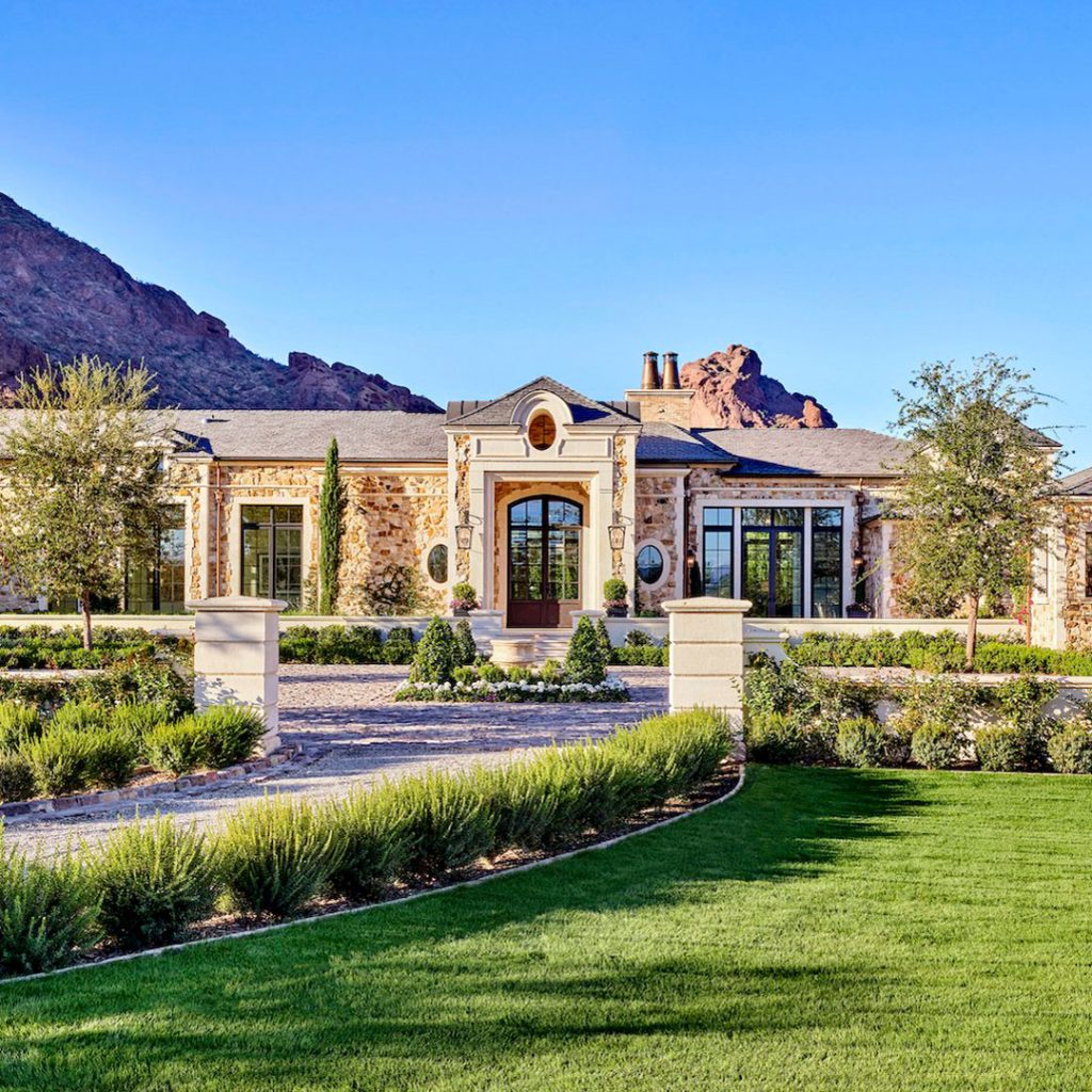 French-Inspired Paradise Valley Home with Timeless Elegance