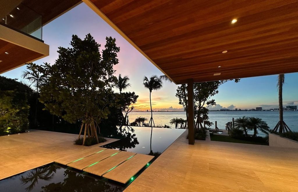 David and Victoria Beckham’s Miami Beach Waterfront Mansion