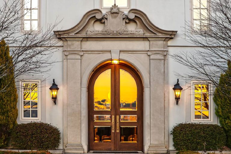 Classical European-Style Home with Contemporary Elegance