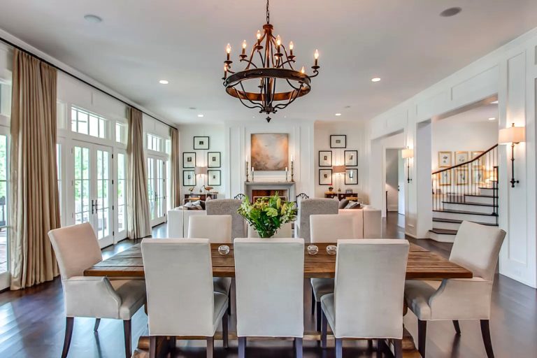 Colonial Inspired Home with Contemporary Southern Charm