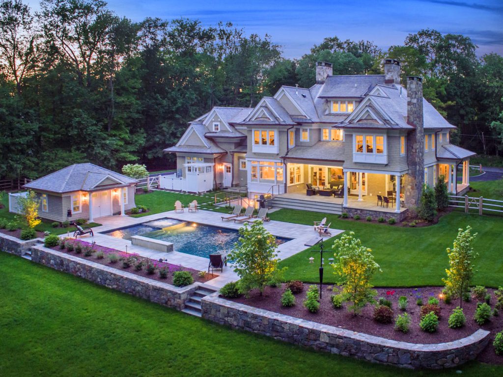 Secluded Shingle Style House with Indoor-Outdoor Connection