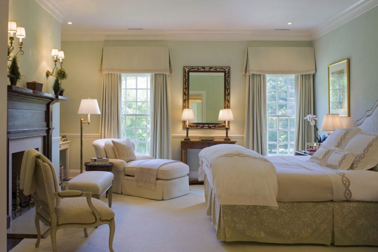 Federal Style Brick Mansion with Traditional Architecture