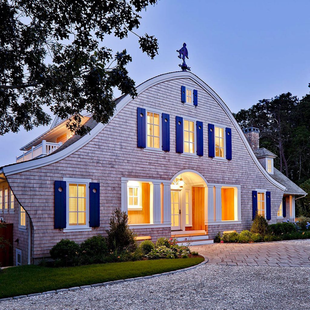 Classical Revival Influenced Shingle Style Beach House