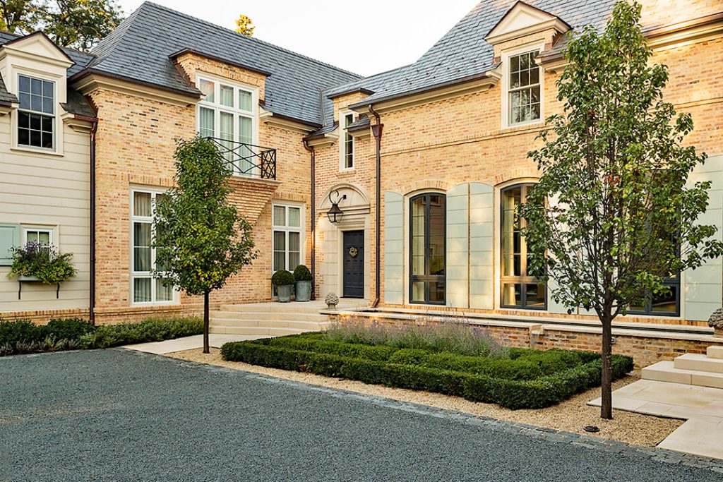Elegant European Style Country Home with Central Courtyard