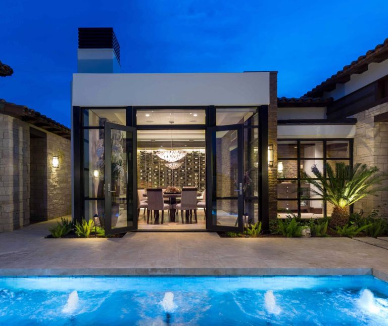 Eclectic Transitional Home Inspired by Spanish Architecture