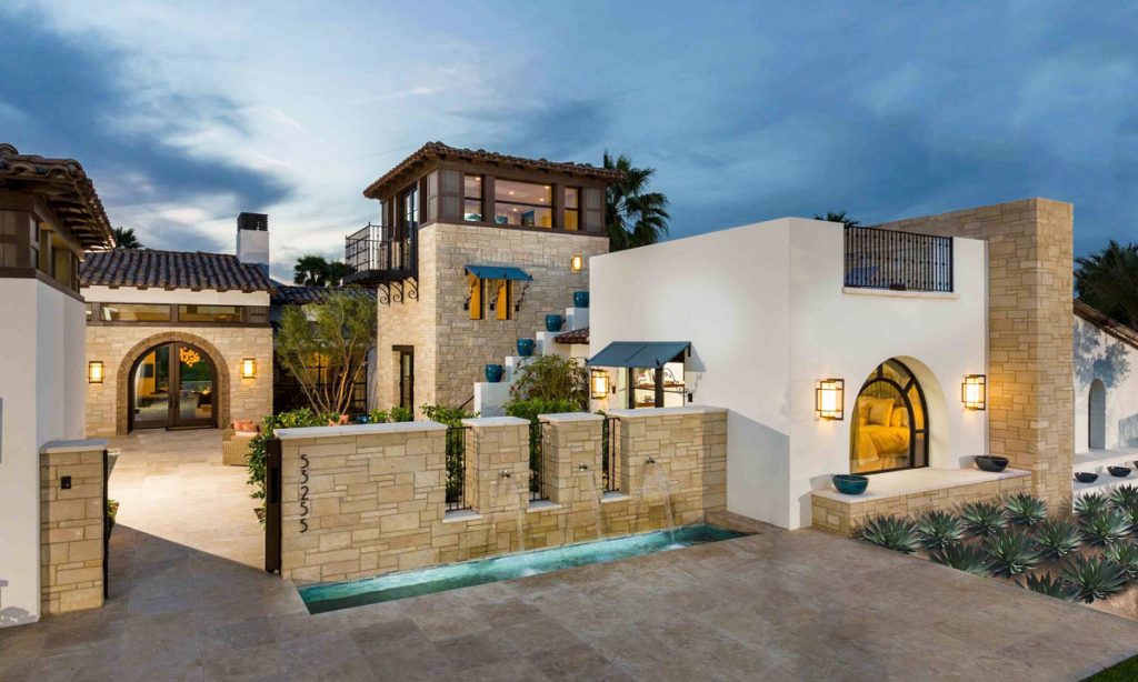 Eclectic Transitional Home Inspired by Spanish Architecture