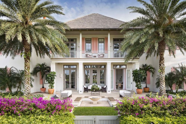 Coastal Home with Anglo-Caribbean Style Tropical Architecture