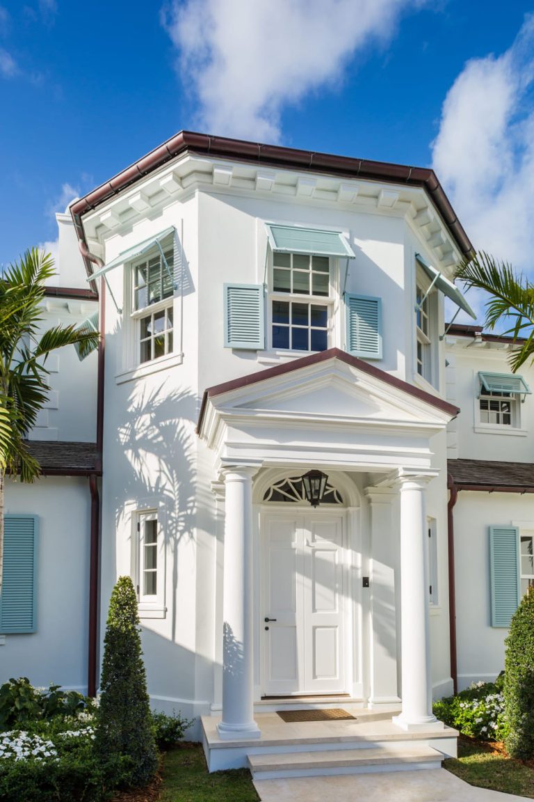 Anglo Caribbean Tropical Style Home with a Palladian Plan