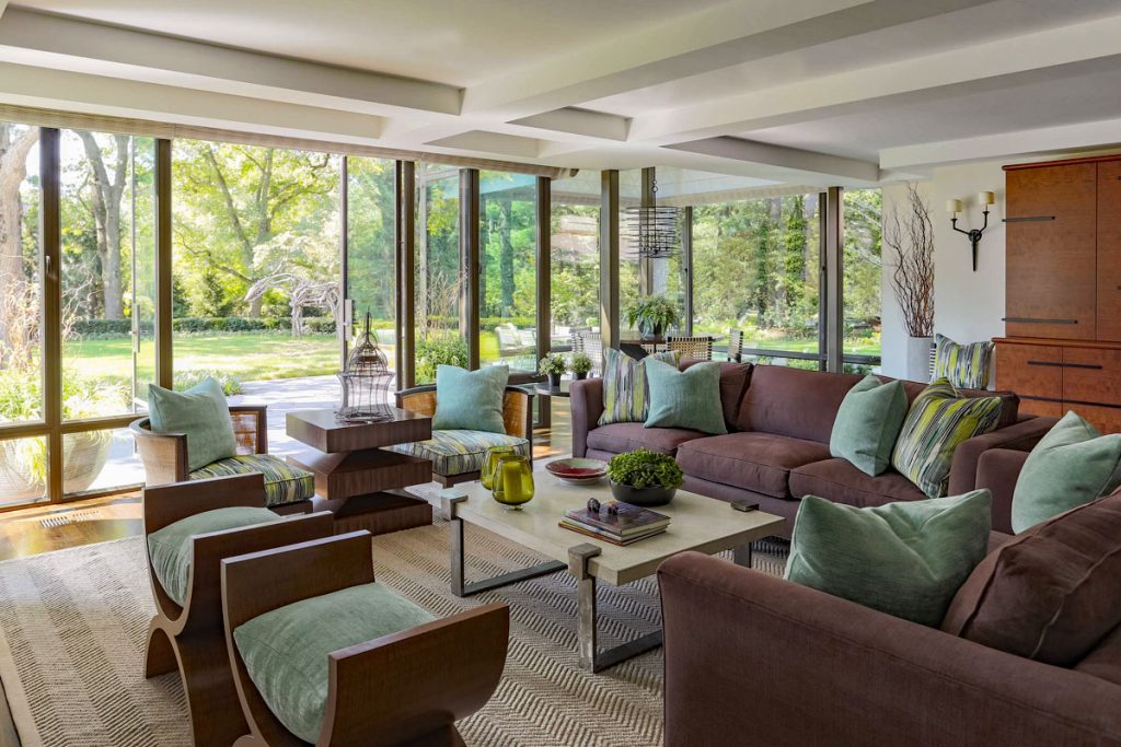 Modern Tudor Revival Estate with Sprawling Terraced Garden