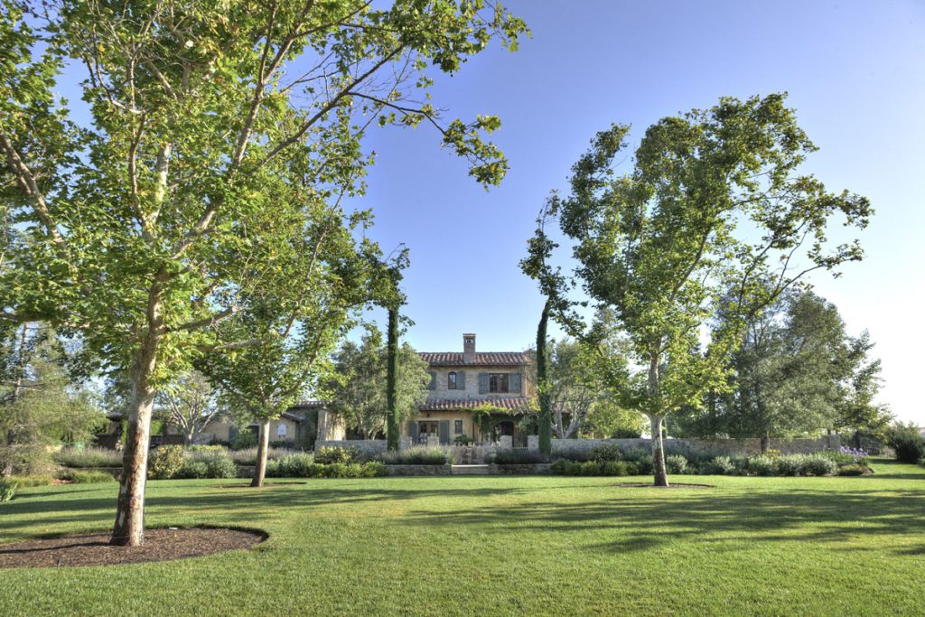 Rustic Tuscan Farmhouse Style Stone Villa in California