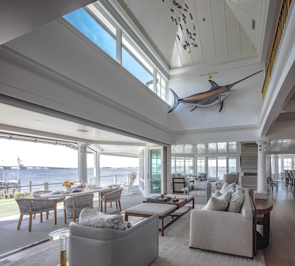 Nautical Themed Bayside Estate with Panoramic Water Views