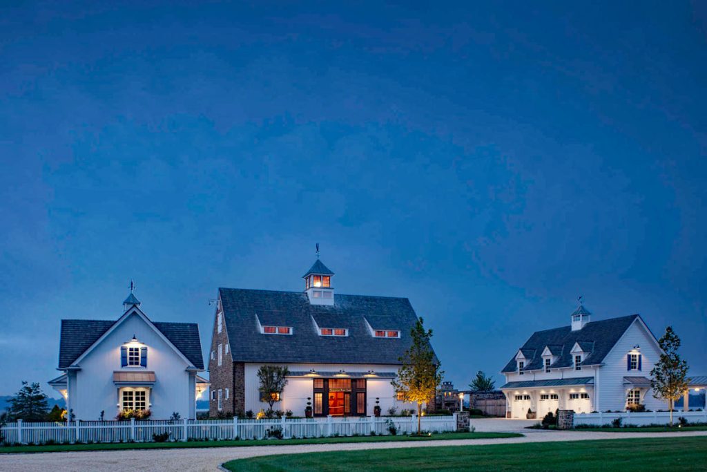 Carriage House and Outbuildings of a Riverfront Compound