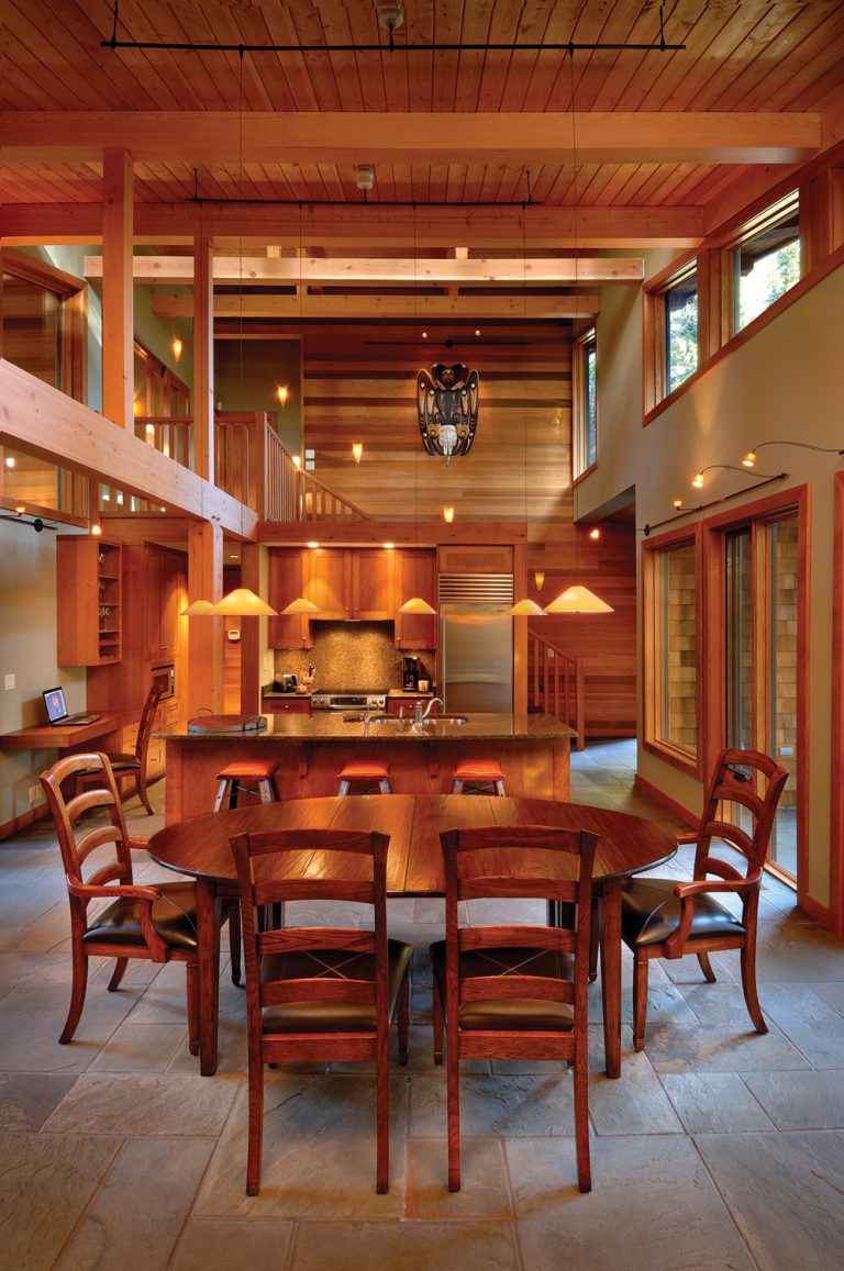 West Coast Style Modern Cedar Timber Cottage On Vancouver Island ...