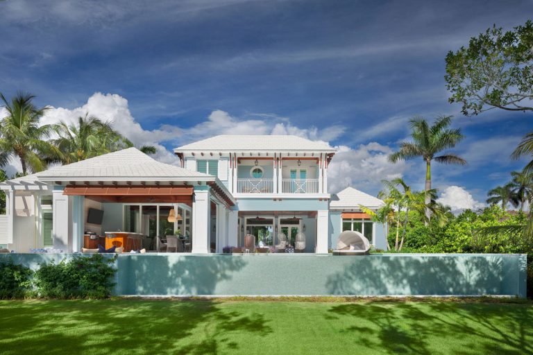 Tropical Colonial Style Luxury Home with Caribbean Vibe